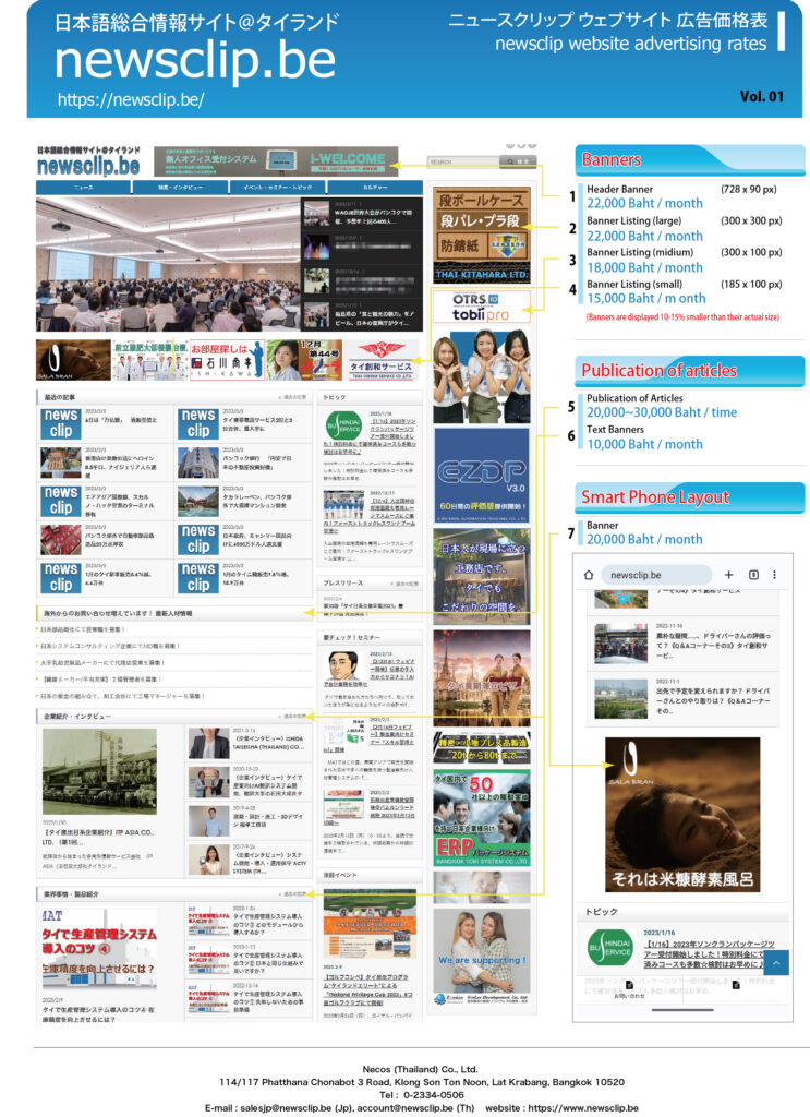 newsclip.be 広告のご案内